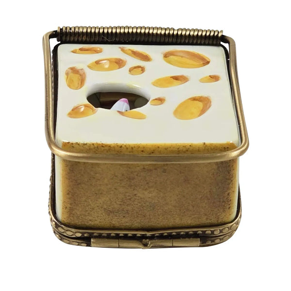 Mouse in Cheese Limoges Box Gift for Collectors